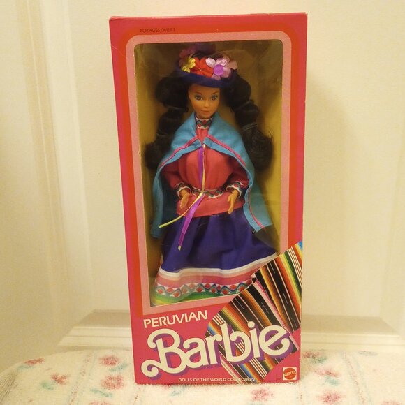 Mattel | Toys | Newinbox Vintage 985 Peruvian Barbie No 2995 Dolls Of ...